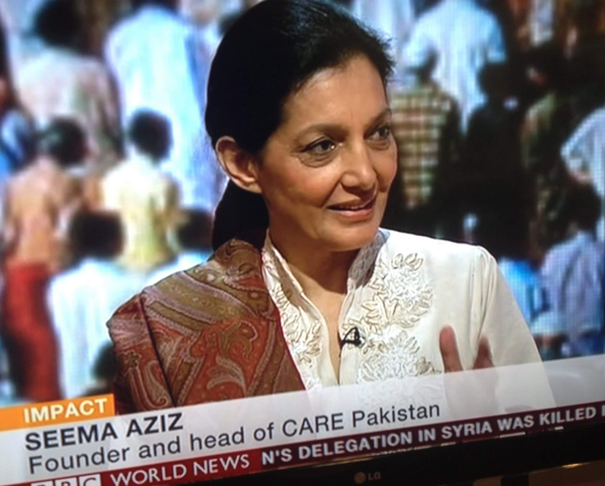 BBC World News Interview: Seema Aziz – Care Pakistan